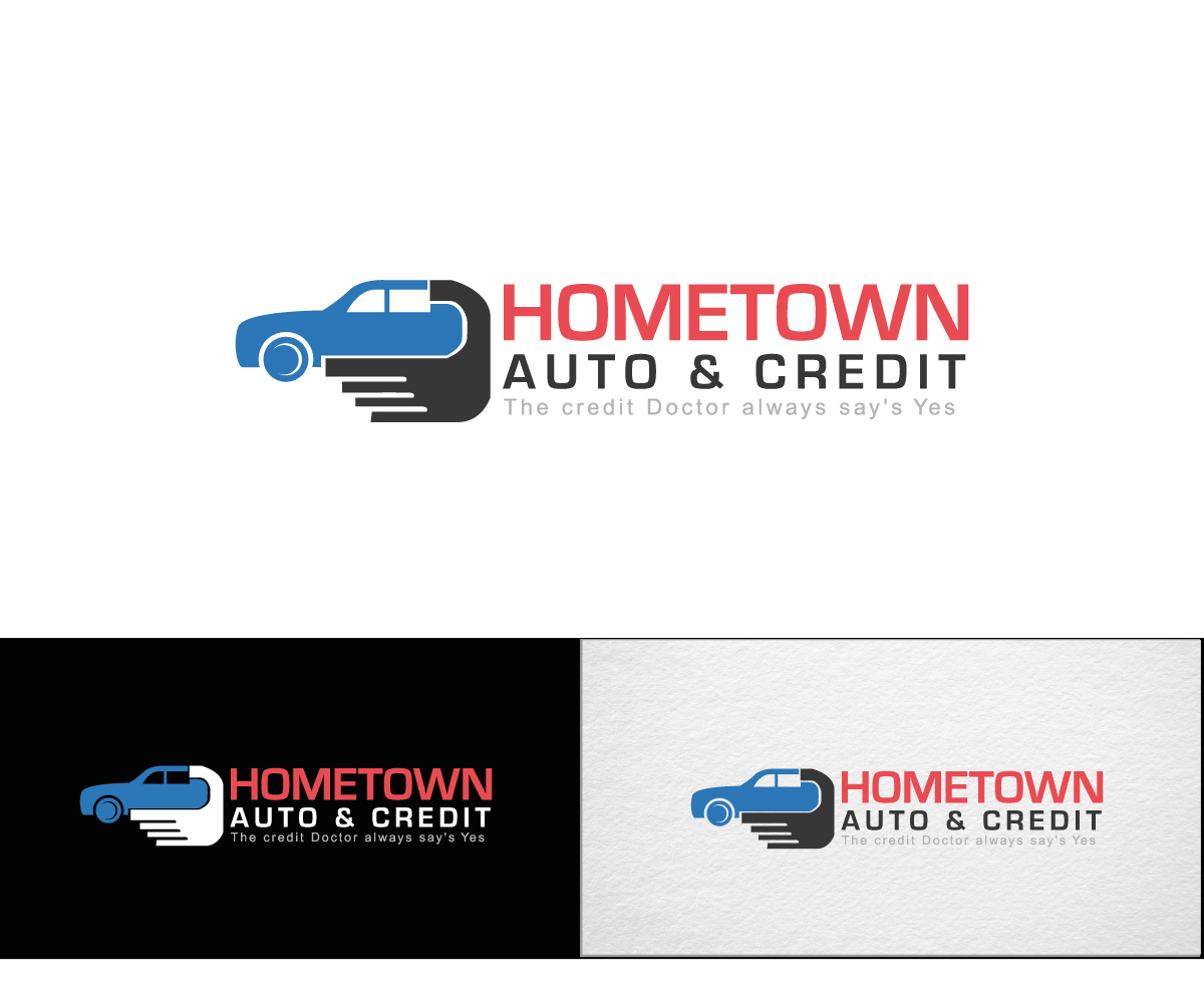 Elegant, Playful, Finance Logo Design for Hometown Auto & Credit, "The ...