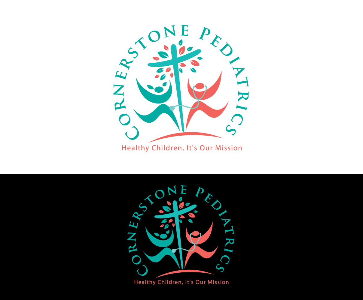 Playful, Colorful, Medical Logo Design for Cornerstone Pediatrics by ...