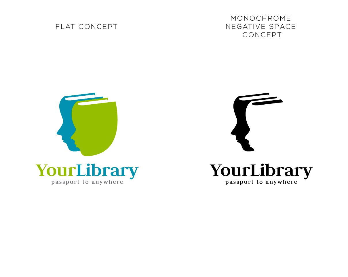 Modern, Personable, Library Logo Design for "Your Library - passport to ...