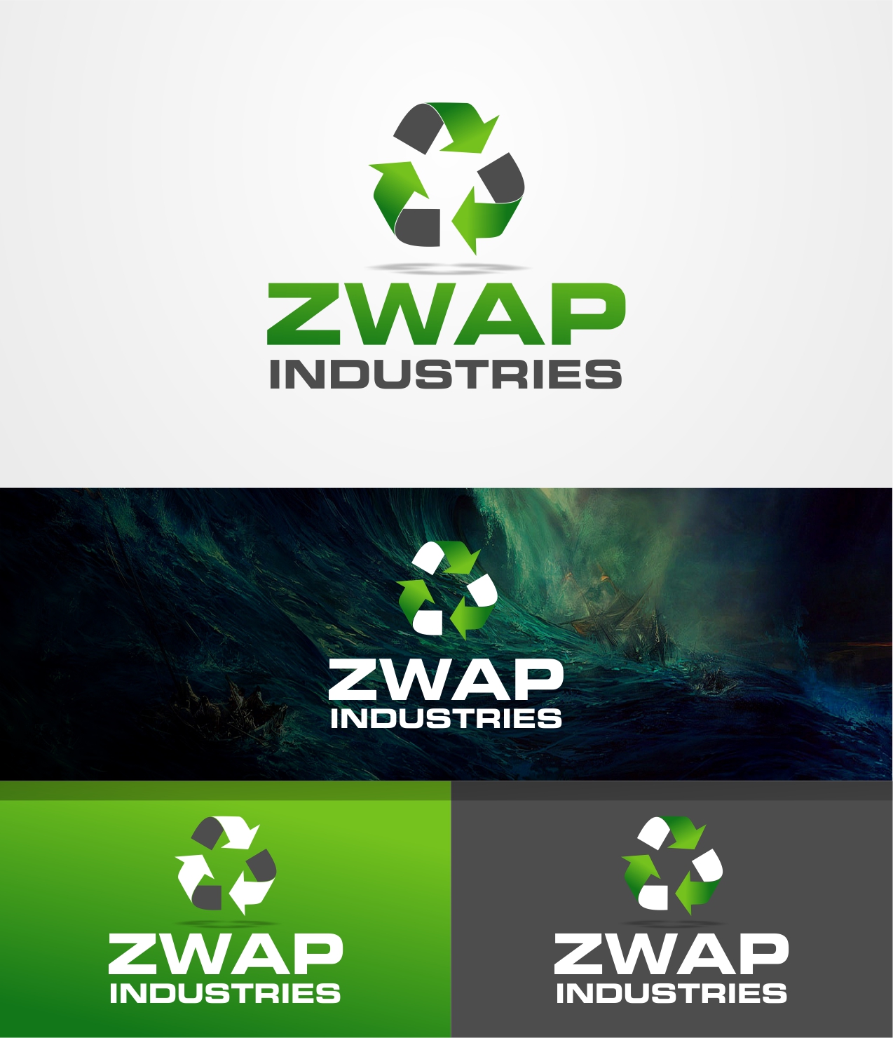 It Company Logo Design for ZWAP Industries by FoxDesigns. | Design ...