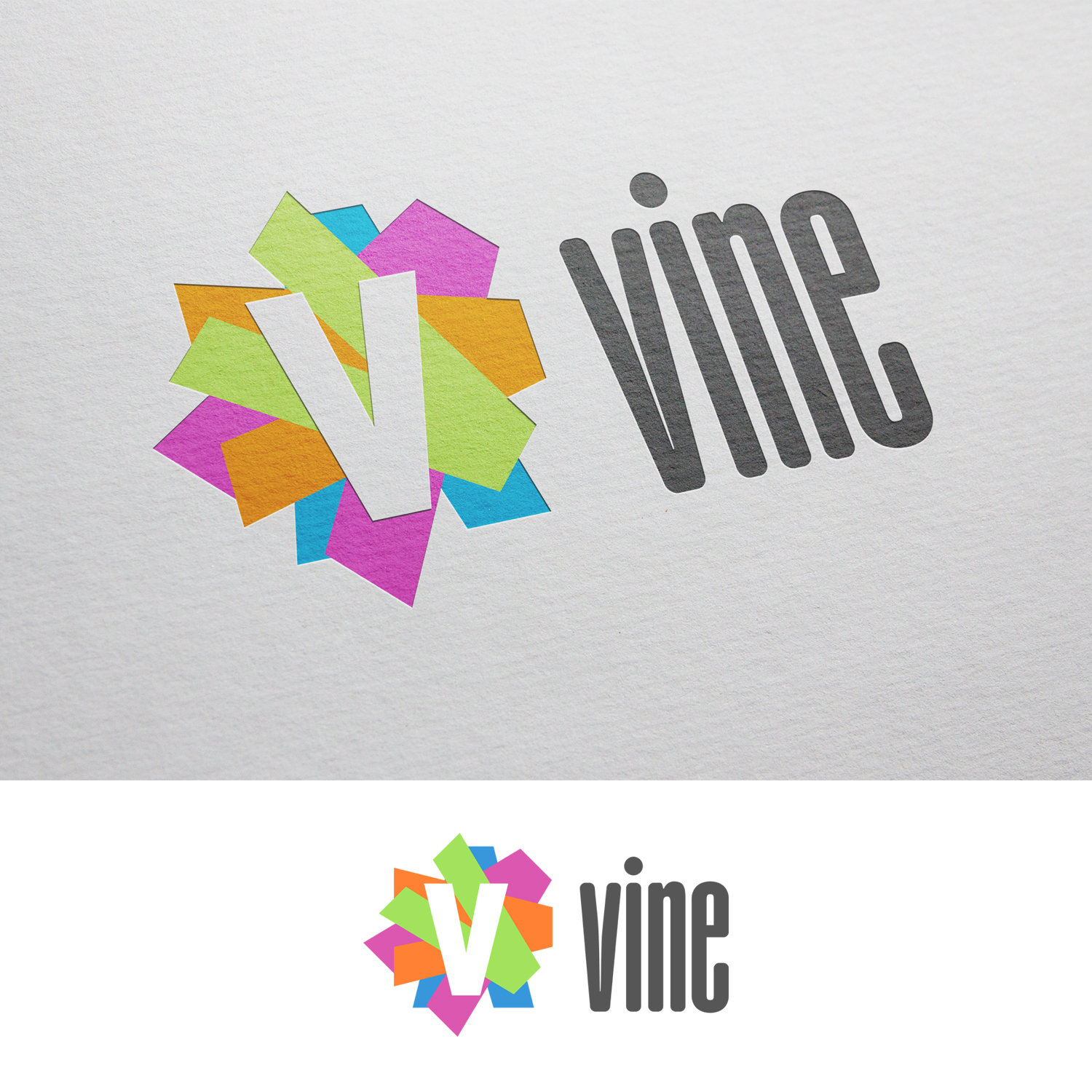 Colorful, Elegant, Marketing Logo Design for vine by Skittlebud ...