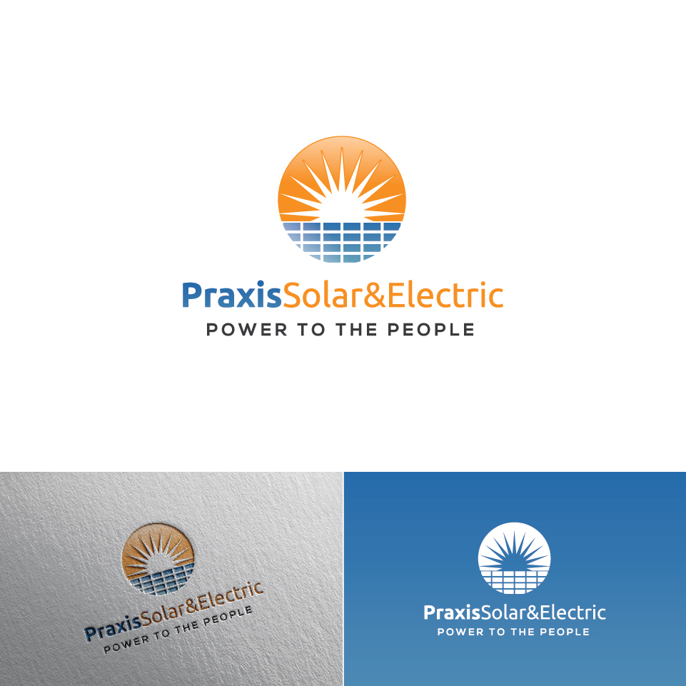 Professional, Colorful, Solar Energy Logo Design for Praxis Solar ...