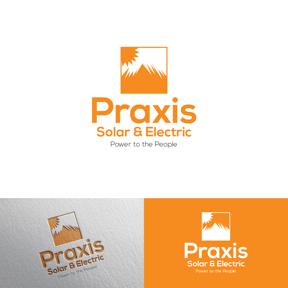 Professional, Colorful, Solar Energy Logo Design for Praxis Solar ...