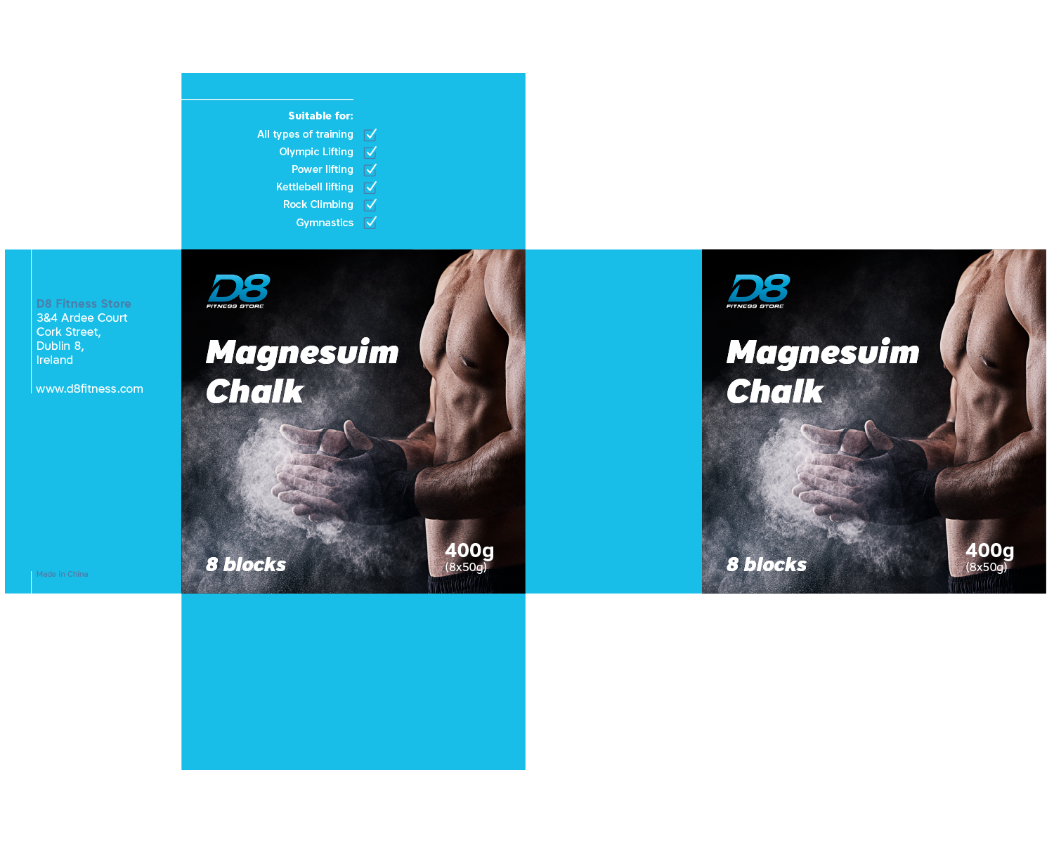 Elegant, Playful, Fitness Equipment Packaging Design for D8 Fitness by ...