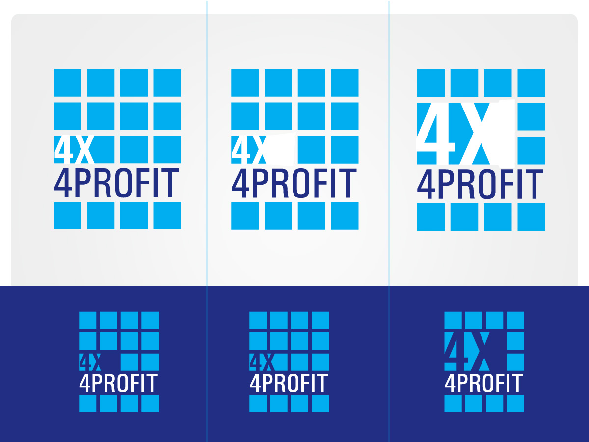 Marketing Logo Design for 4X 4PROFIT by Vicez | Design #473136