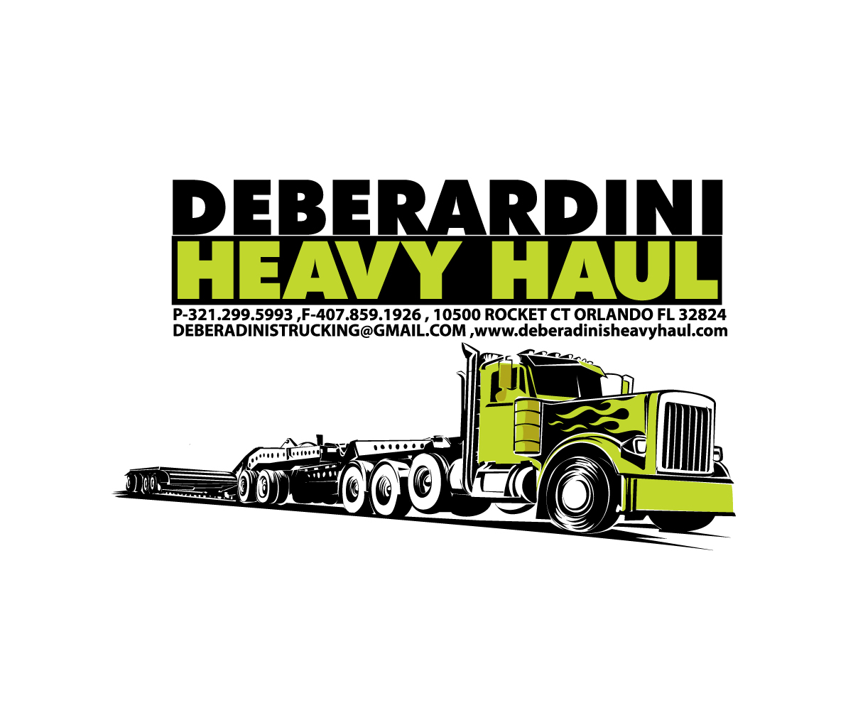 Serious, Masculine, It Company Logo Design for DEBERARDINI HEAVY HAUL ...