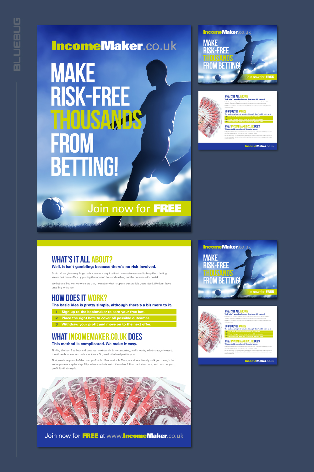 Professional, Modern, Gambling Flyer Design for a Company by SilverFire ...