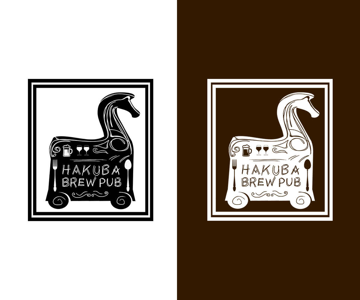 Bold, Playful Logo Design for Hakuba Brew Pub by RKDesign29 | Design ...