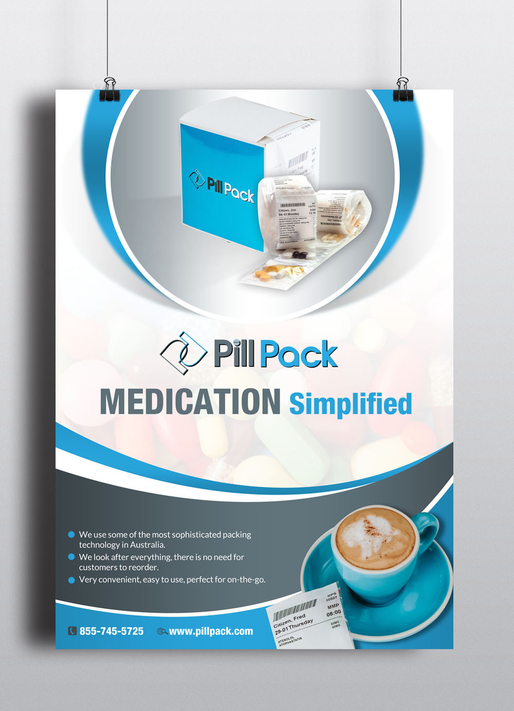 Modern, Professional, Pharmacy Poster Design for Friendlies Chemist ...