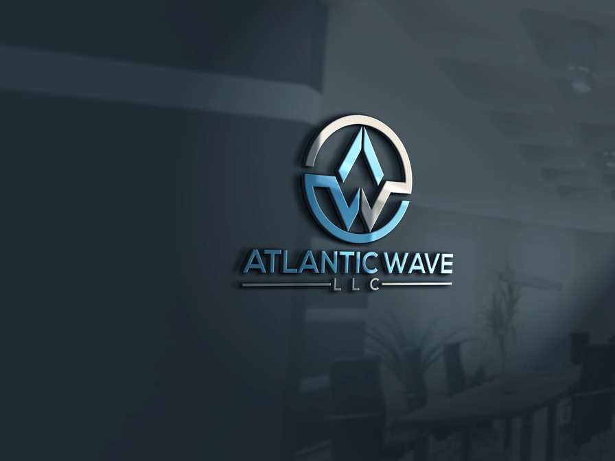 Elegant, Playful, It Company Logo Design for Atlantic Wave LLC by ATM ...