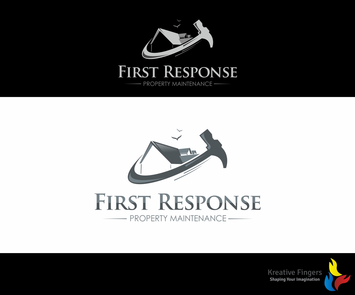 Bold, Playful, Property Maintenance Logo Design for First Response ...