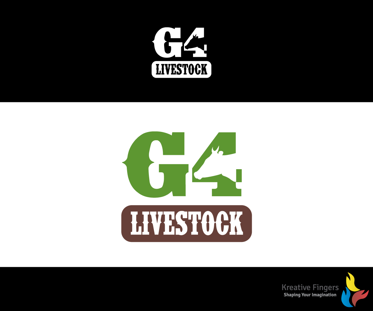 Bold, Professional, Livestock Logo Design for G4 Livestock by Kreative ...