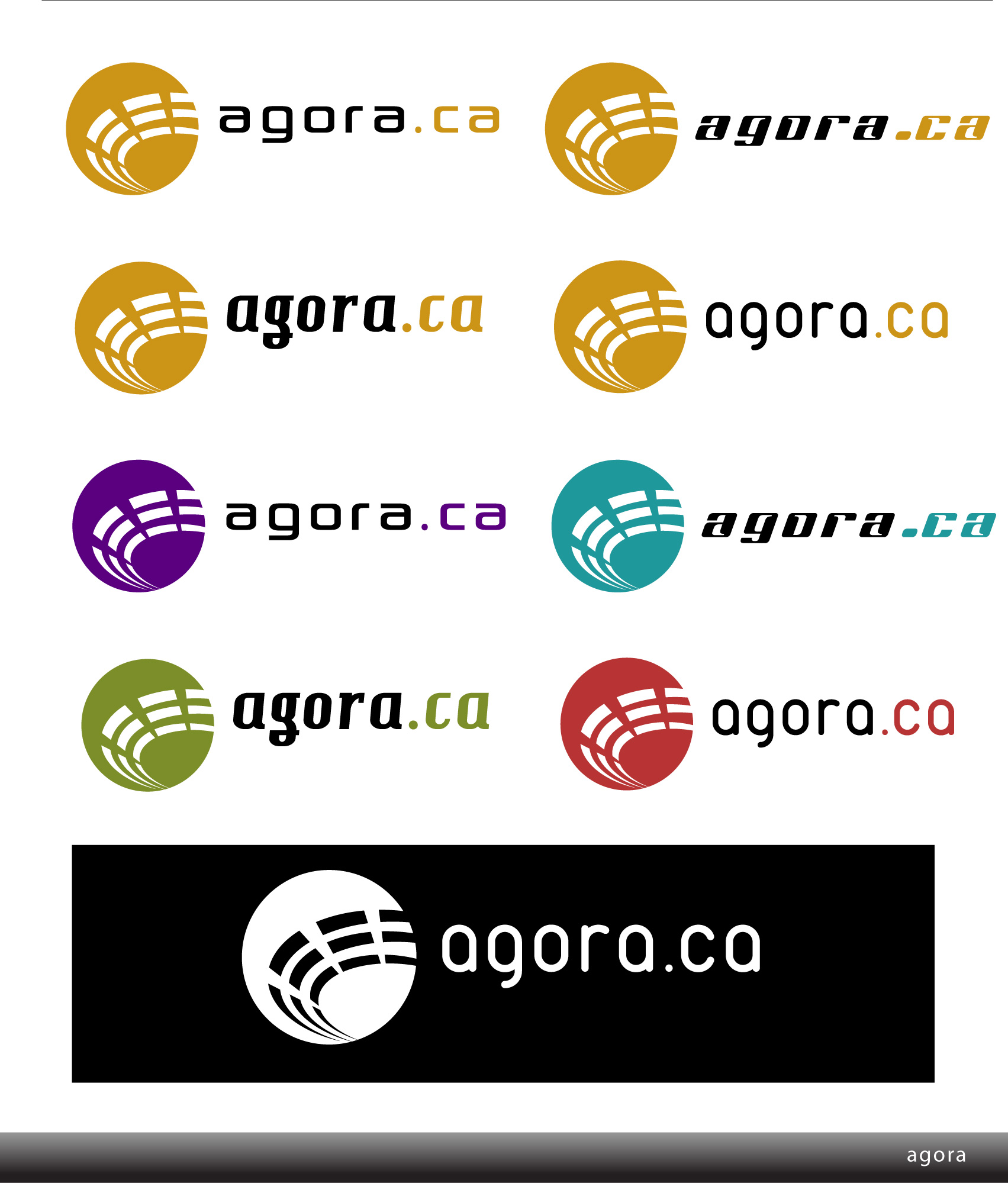 Internet Logo Design for Agori.ca by WAkland | Design #22407
