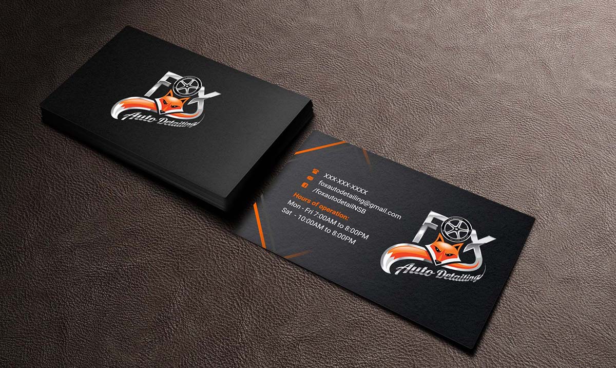 Bold, Professional, Automotive Business Card Design for Fox Automotive ...