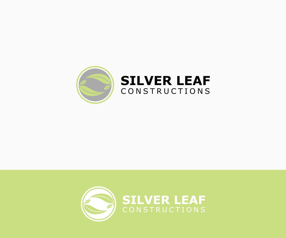 Serious, Modern, Construction Logo Design for Silver Leaf Constructions ...
