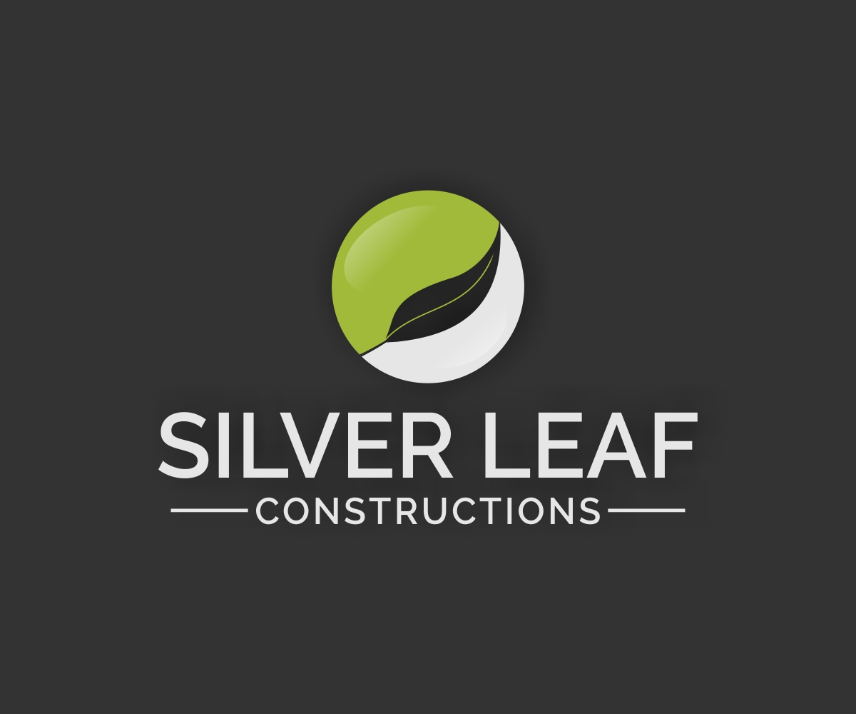 Serious, Modern, Construction Logo Design for Silver Leaf Constructions ...