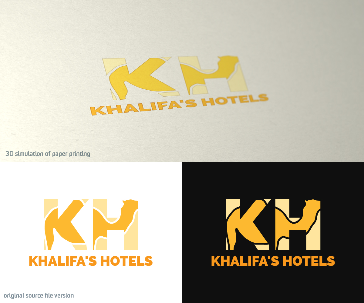 Modern, Professional, Hotel Logo Design for Khalifa's Hotels by Anthony ...