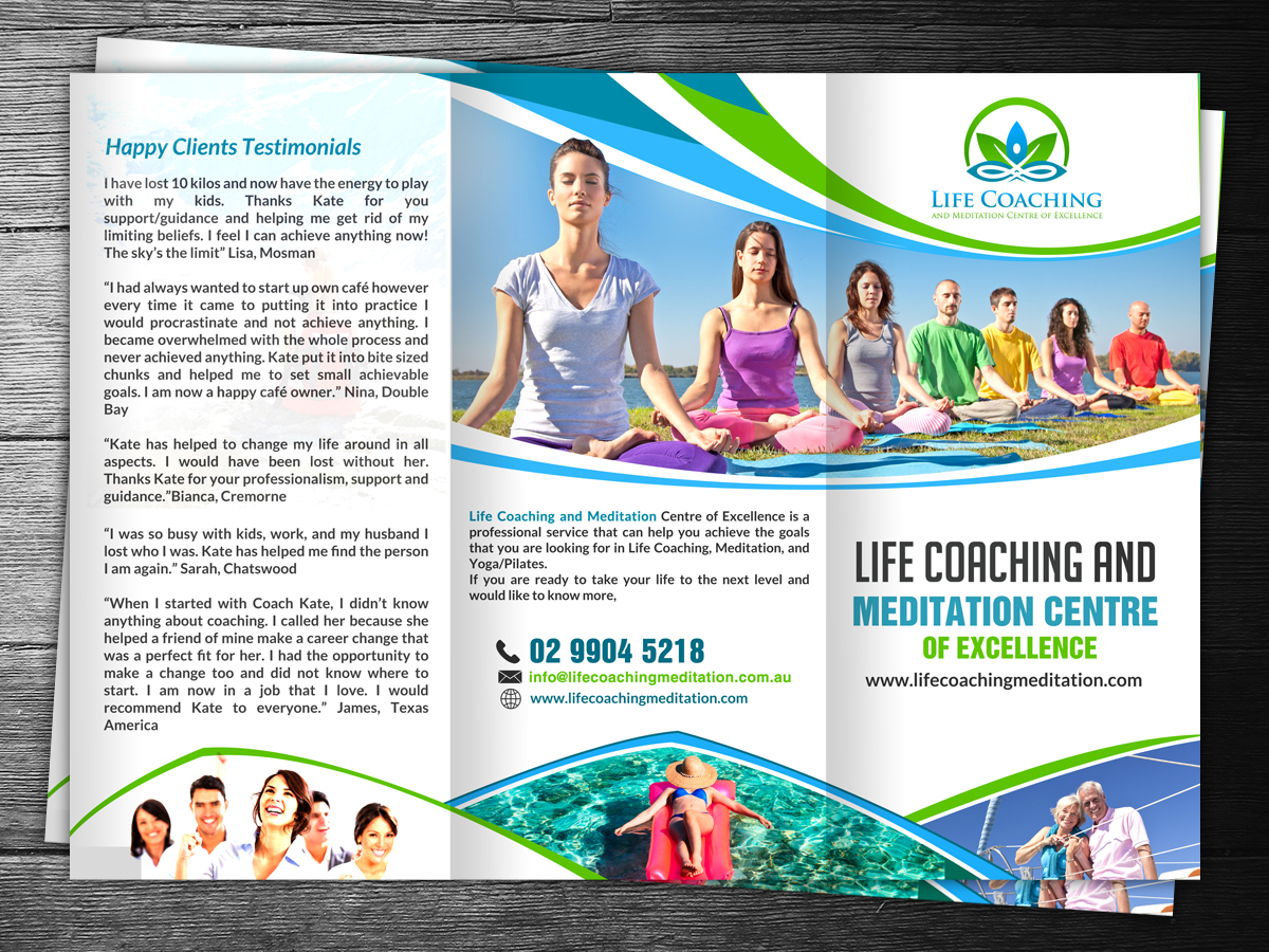 Elegant, Traditional, Life Coaching Flyer Design for Life coaching and ...