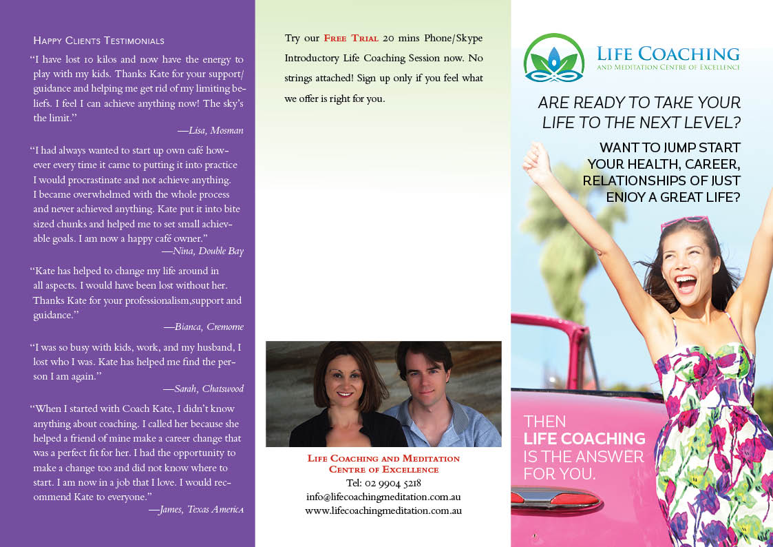 Elegant, Traditional, Life Coaching Flyer Design for Life coaching and ...