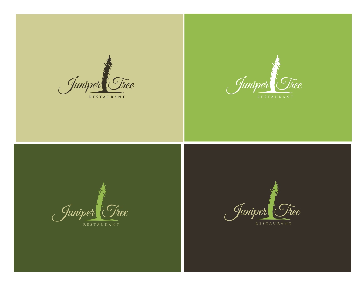 Bold, Modern, Restaurant Logo Design for JUNIPER TREE by takackrist ...
