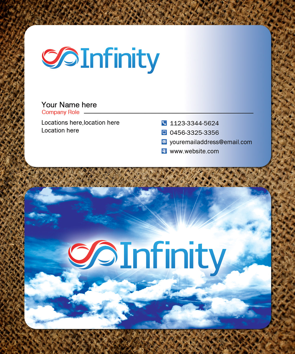 Modern, Professional, Finance Business Card Design for Infinity Group ...