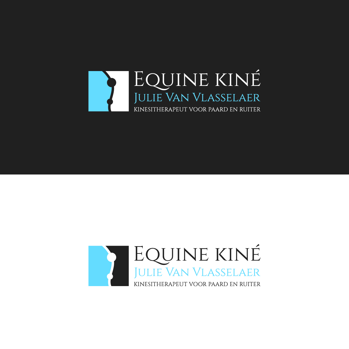 Elegant, Serious Logo Design for Equine kiné - Julie Van Vlasselaer ...