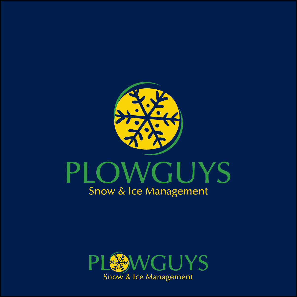 Bold, Colorful, Snow Removal Logo Design for Plowguys Snow & Ice ...