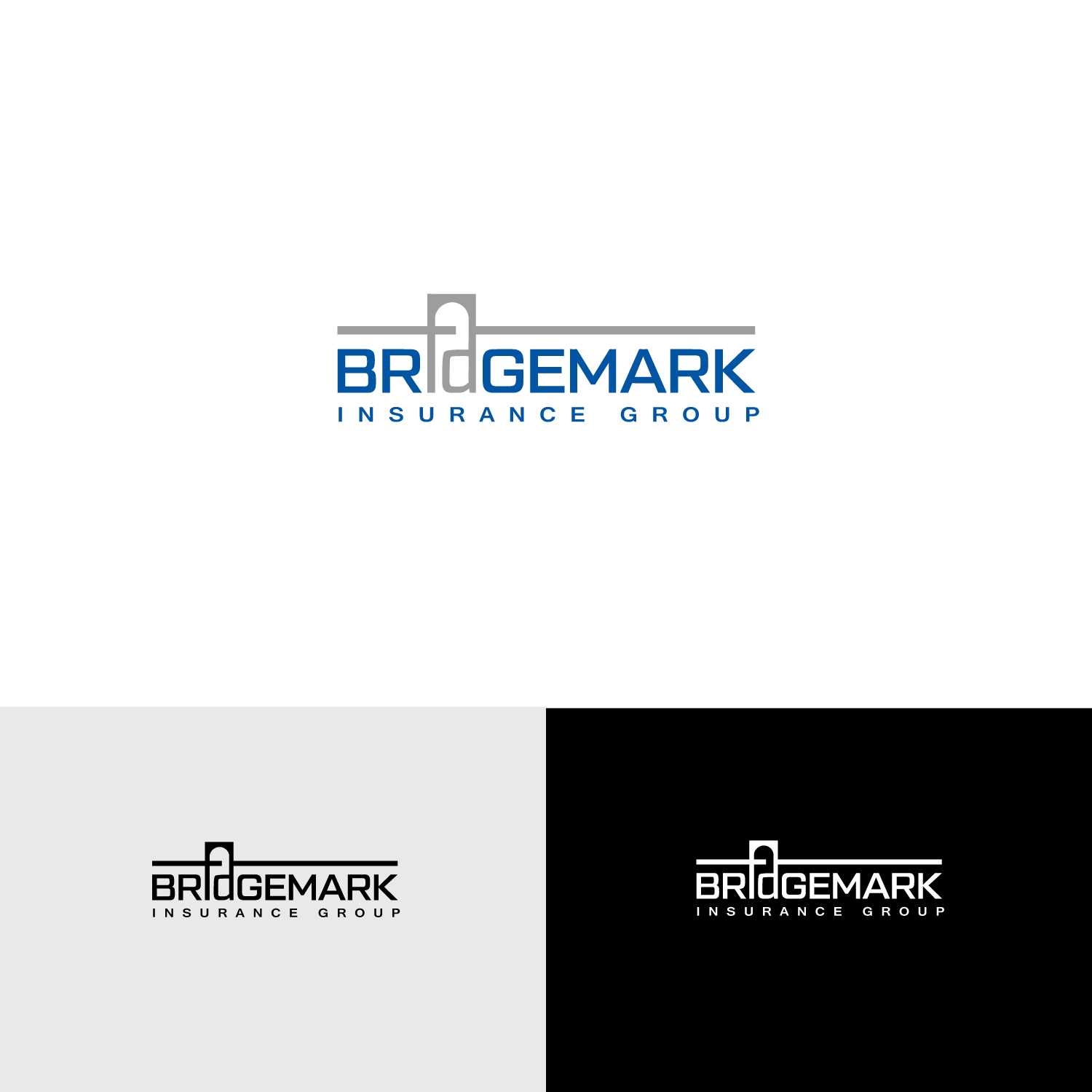 Serious, Upmarket, Business Logo Design for Bridgemark Insurance Group ...