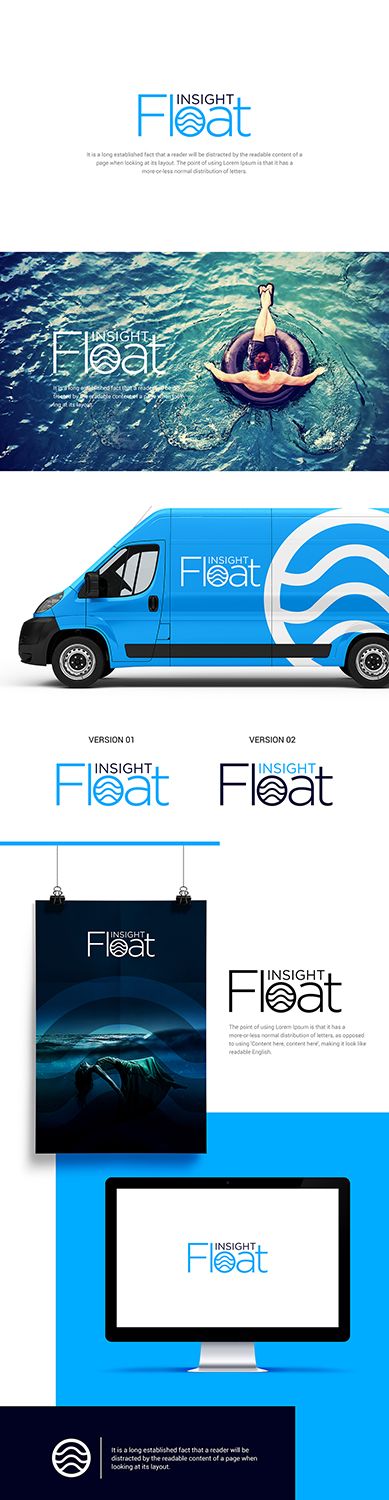 Bold, Modern Logo Design for Insight Float by Logo Xtudio | Design ...