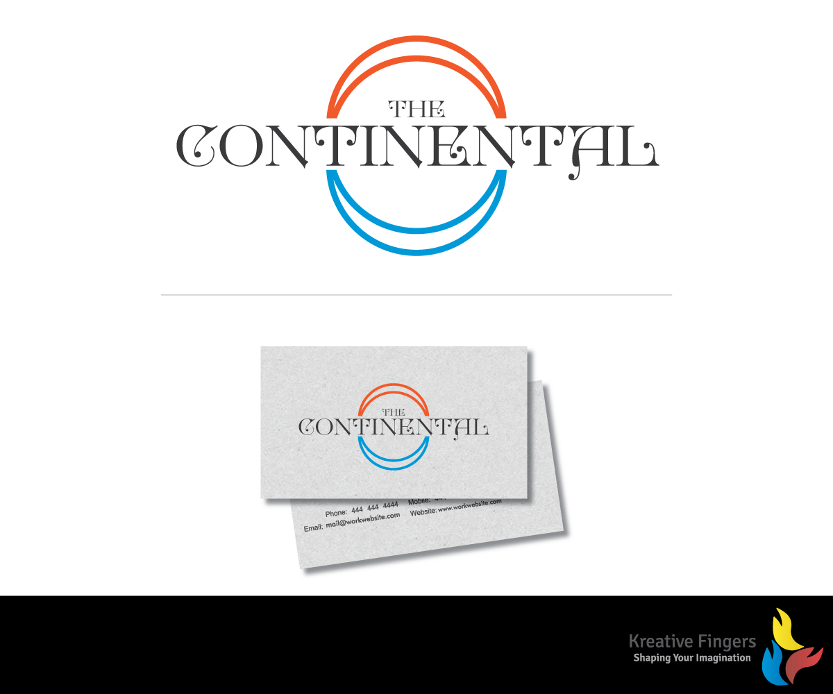Modern, Professional, Hotel Logo Design for The Continental Inn ...