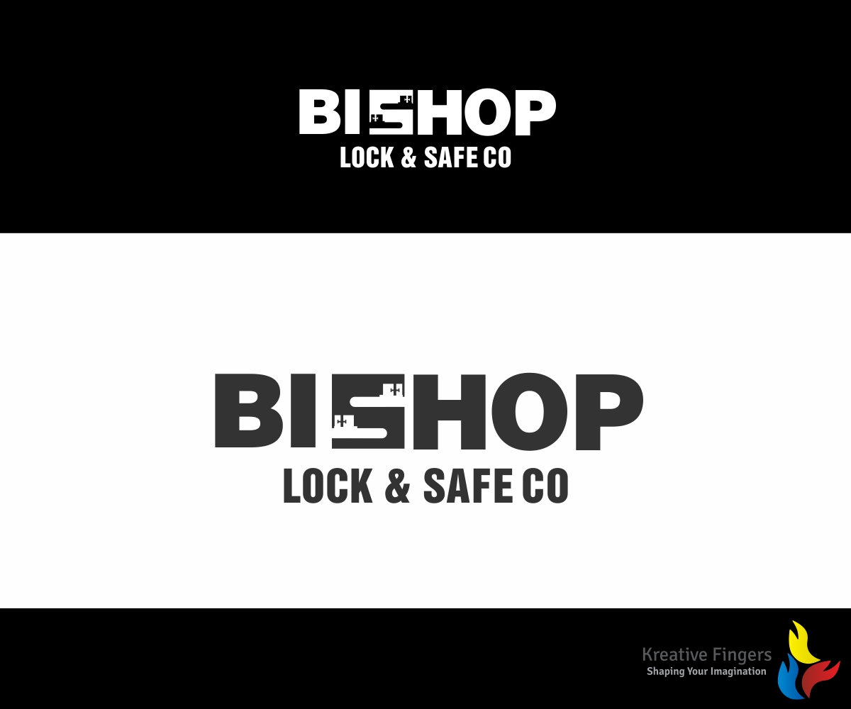 Bold, Serious, Locksmith Logo Design for Bishop Lock & Safe Co or ...