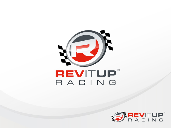 Bold, Masculine, Car Racing Logo Design for Rev It Up Racing by ...