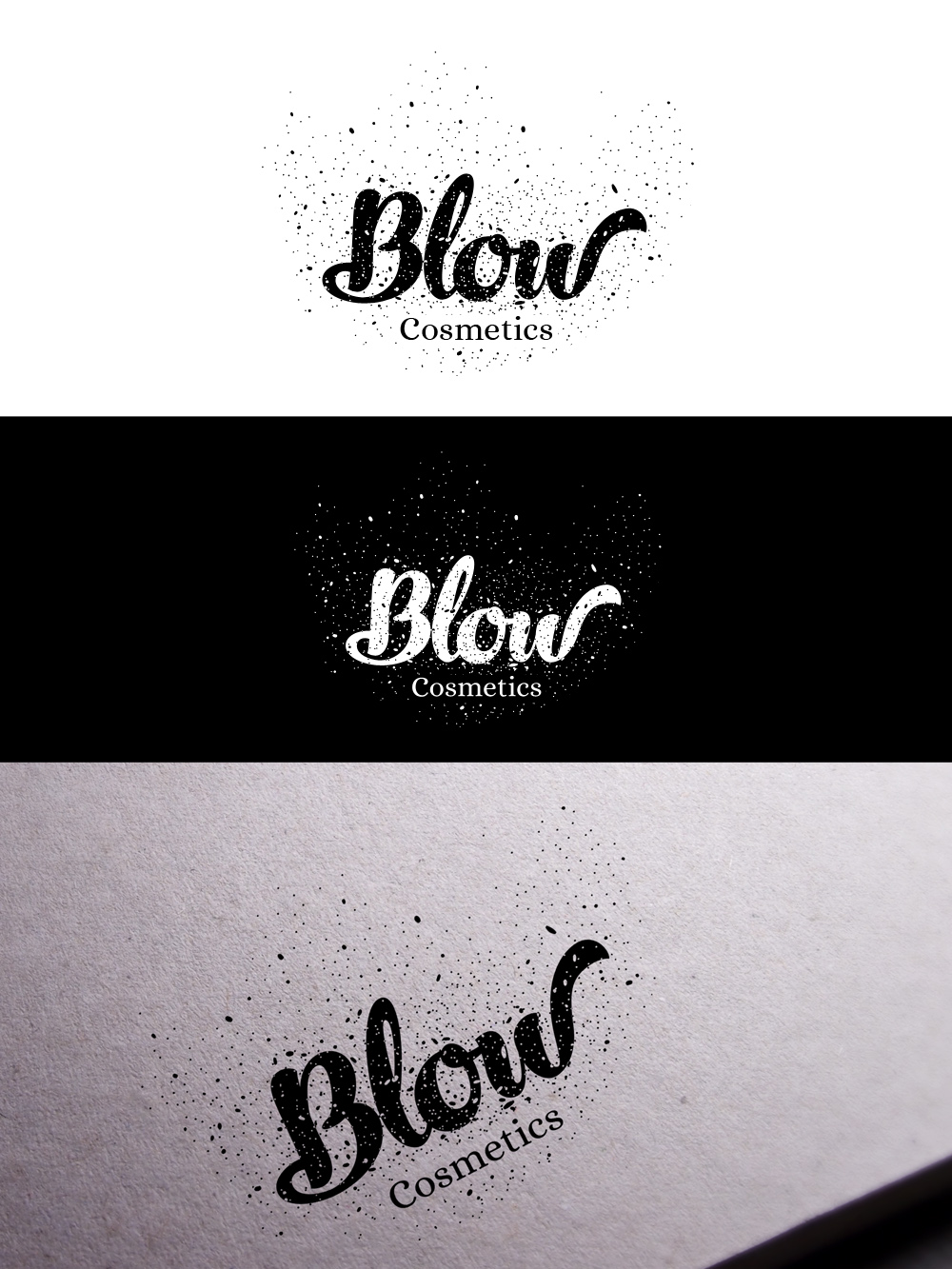 Playful, Modern, Cosmetics Logo Design for Blow Cosmetics by raffaella ...