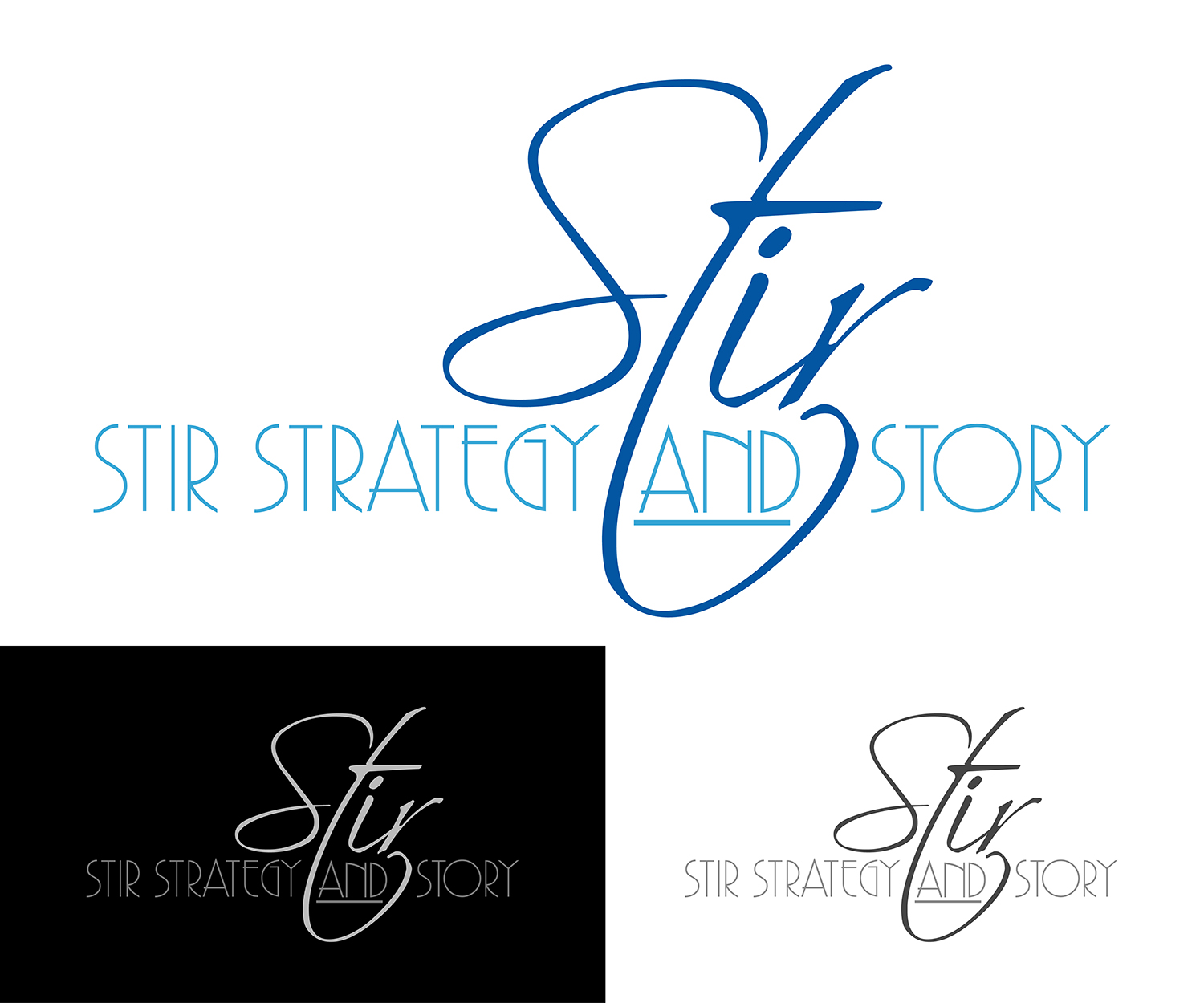 Upmarket, Modern, Advertising Logo Design for Stir Strategy and Story ...