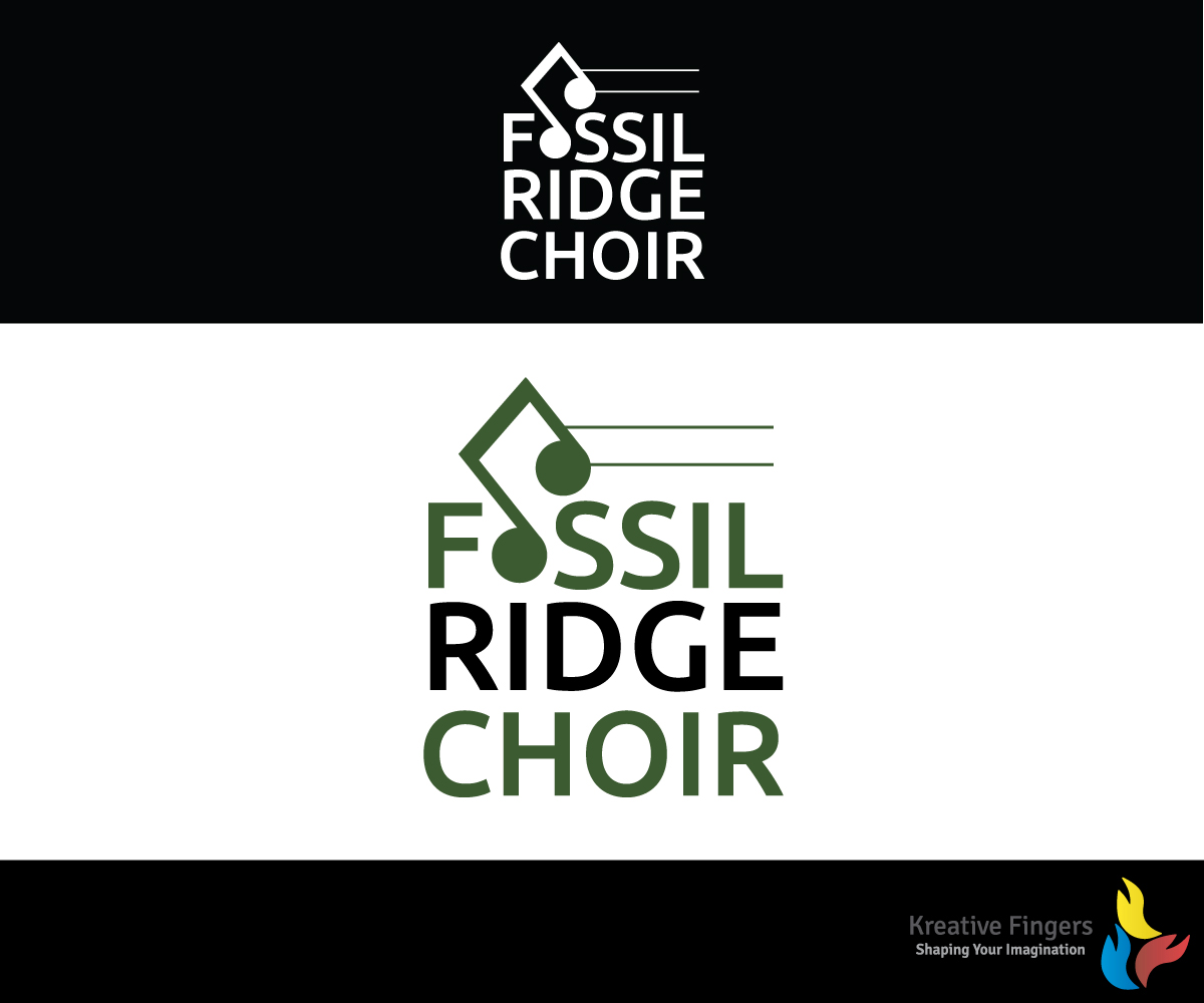 Bold, Modern, School Logo Design for Fossil Ridge Choir by Kreative ...