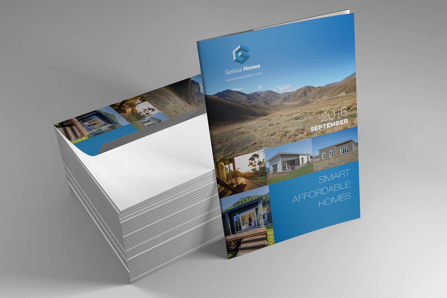 Modern, Professional, Residential Construction Catalogue Design for a ...