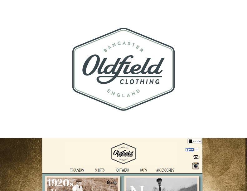 Logo Design for Oldfield Clothing by sikamcoy222 | Design #11494364