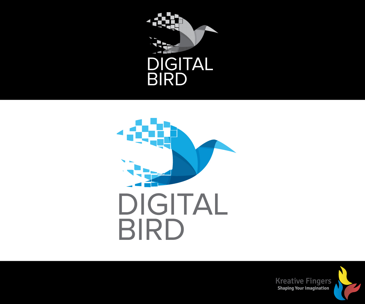 Colorful, Bold, Information Technology Logo Design for Digital Bird by ...