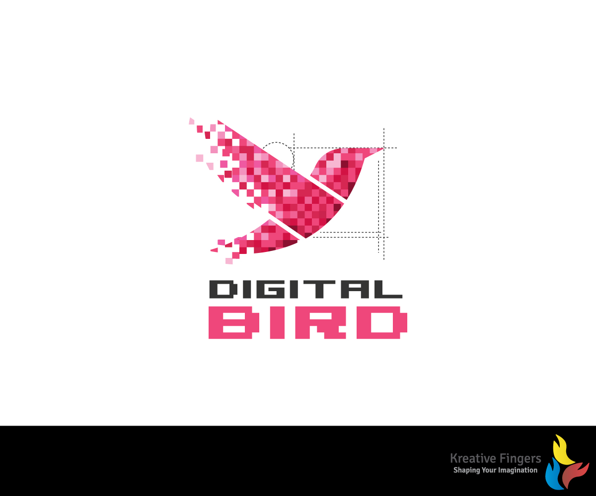 Colorful, Bold, Information Technology Logo Design for Digital Bird by ...
