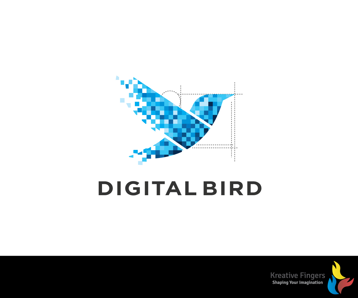 Colorful, Bold, Information Technology Logo Design for Digital Bird by ...