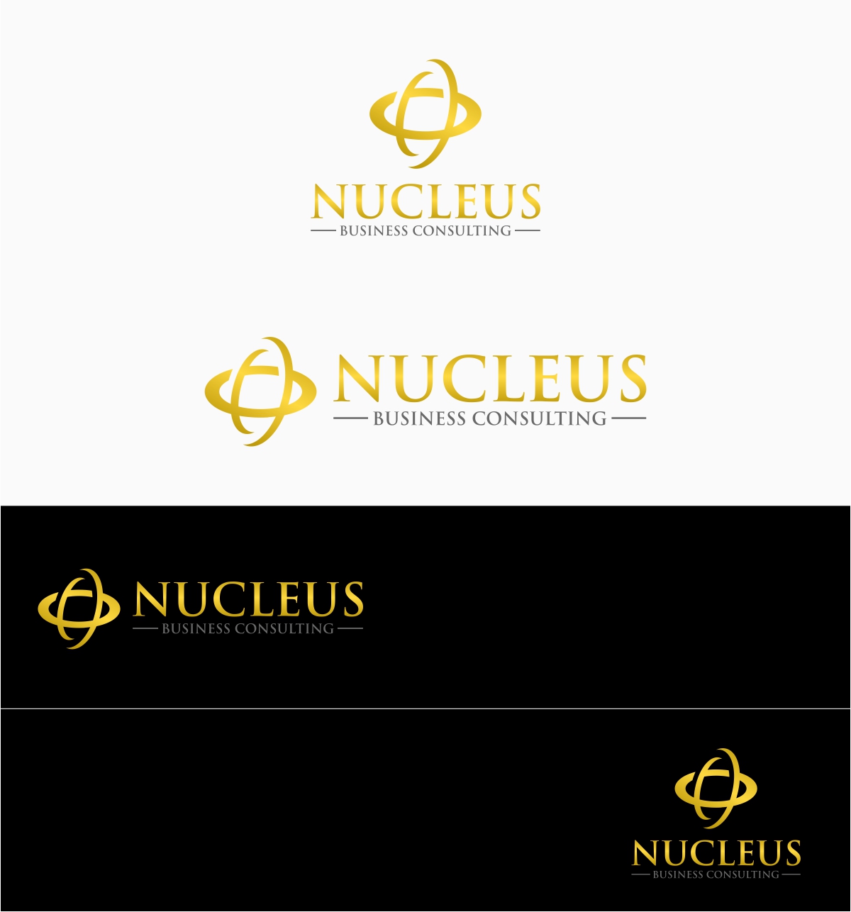 Serious, Modern, Business Consultant Logo Design for Nucleus Business ...