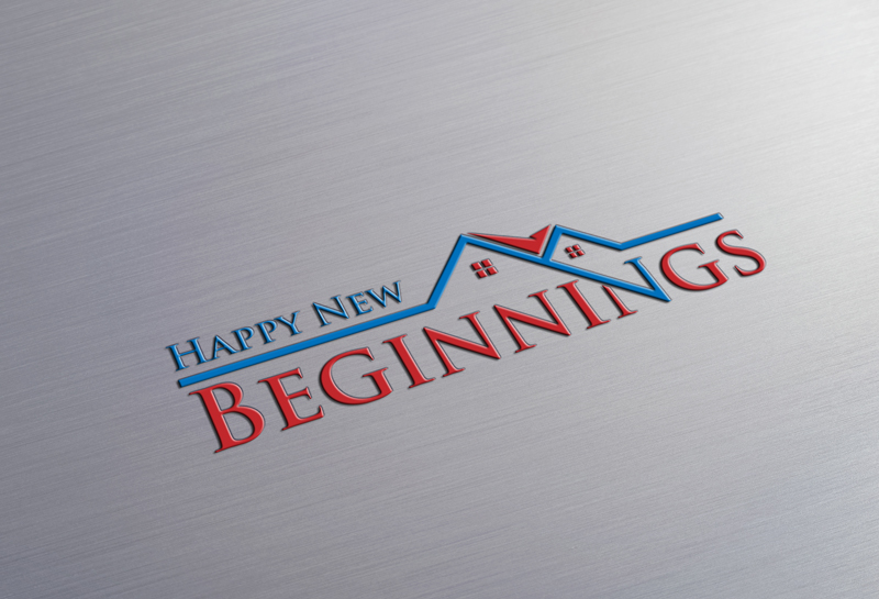 Personable, Bold, Real Estate Logo Design for Happy New Beginnings by ...