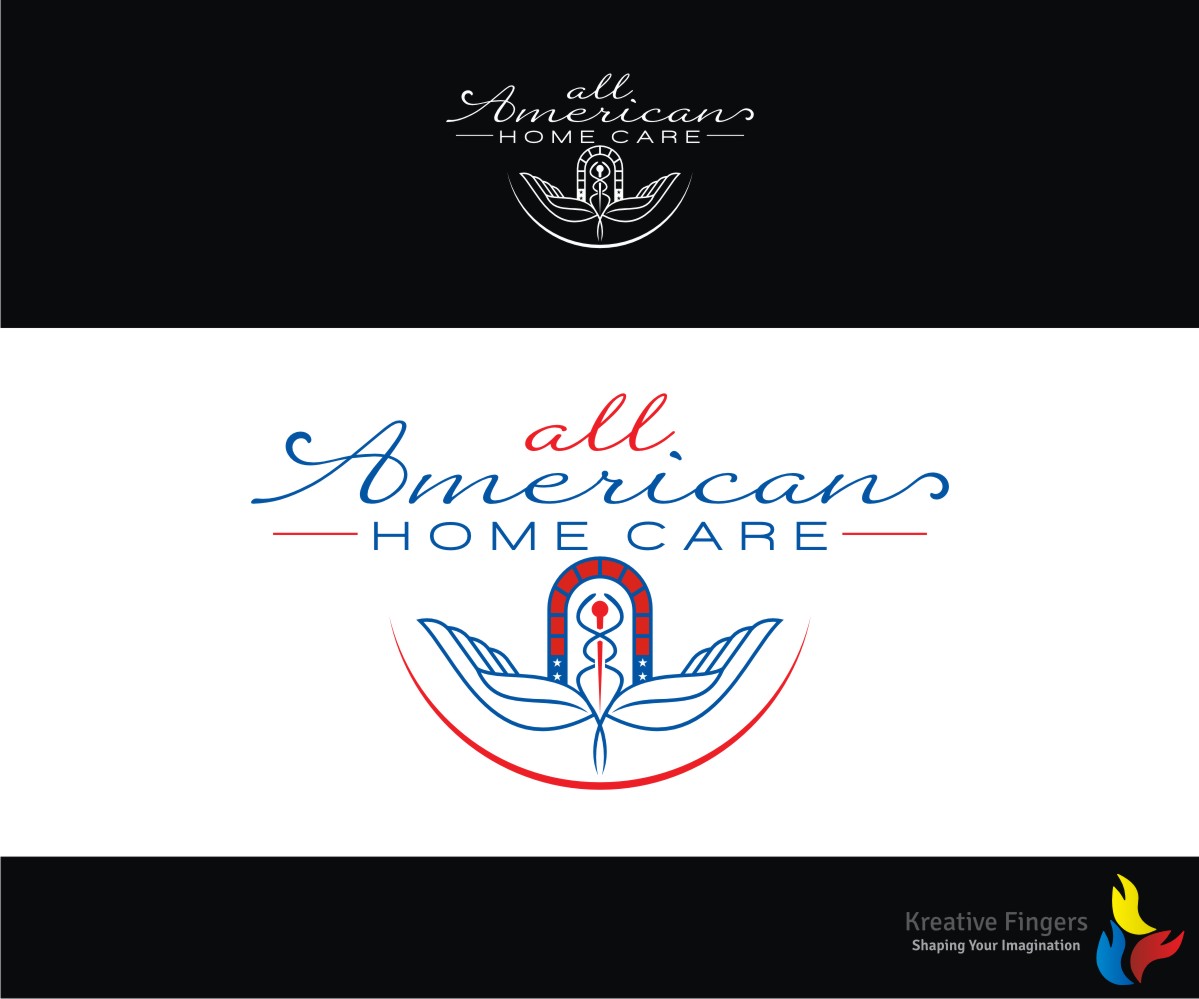 Modern, Feminine, Health Care Logo Design for All-American Home Care by ...