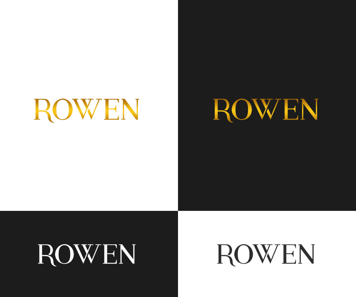 Serious, Modern, Fashion Logo Design for ROWEN by cheez_O | Design ...