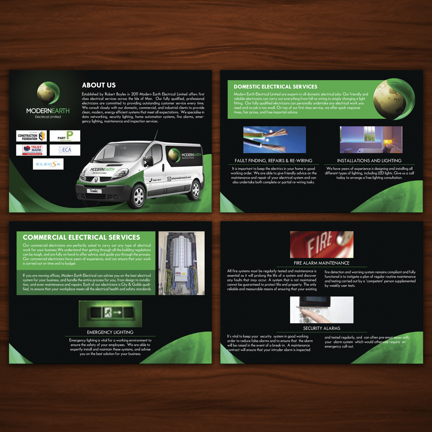 Modern, Professional, Electrical Brochure Design for a Company by ...