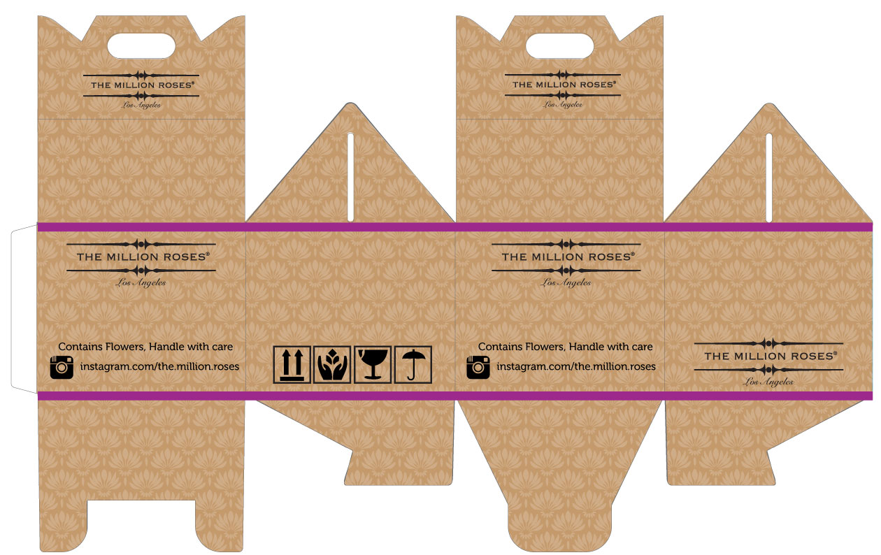 Elegant, Modern, Shipping Packaging Design for The Million Roses Inc ...