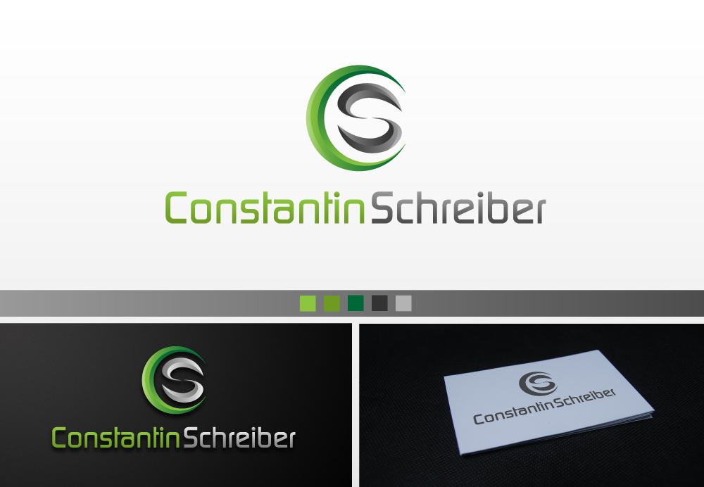 Masculine, Modern, Entrepreneur Logo Design for Constantin Schreiber by ...