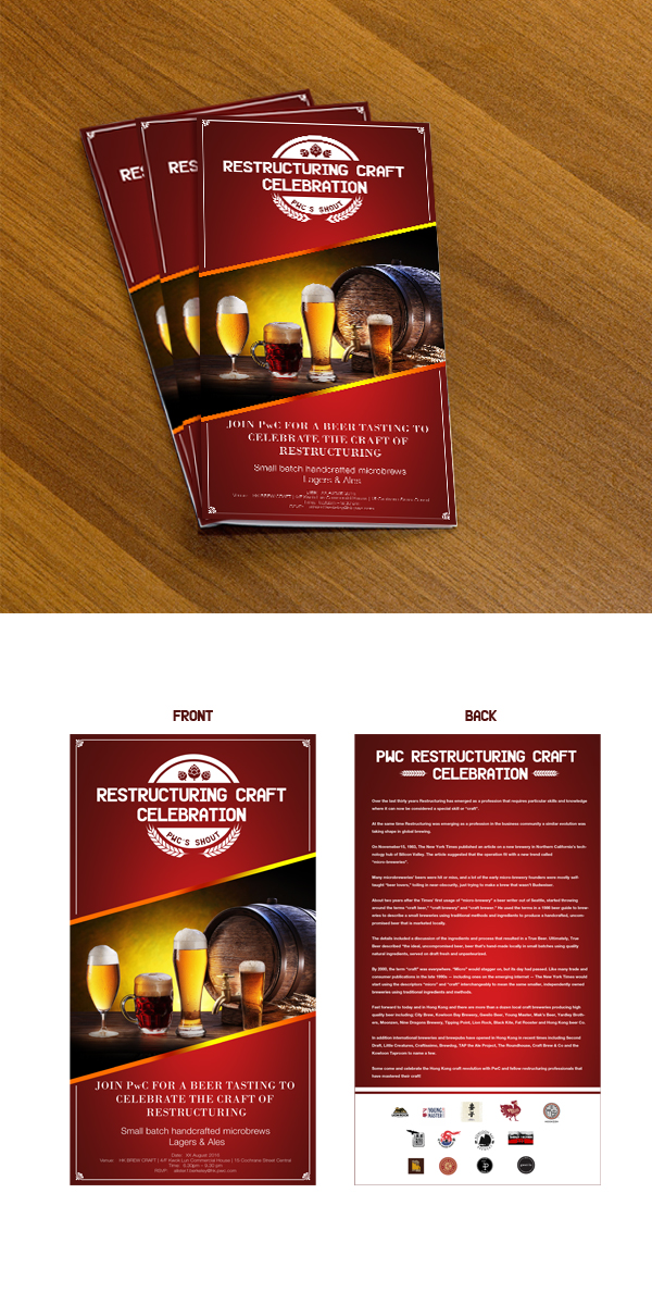 Elegant, Playful, Event Flyer Design for PwC by EPIC PEN | Design #11611759