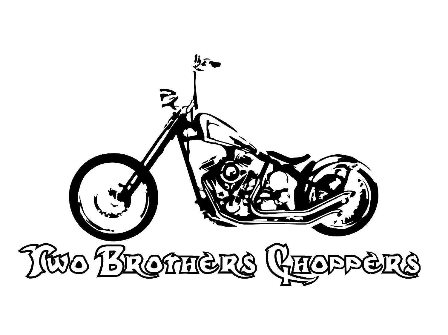 Masculine, Colorful, Building Logo Design for Two Brothers Choppers or ...