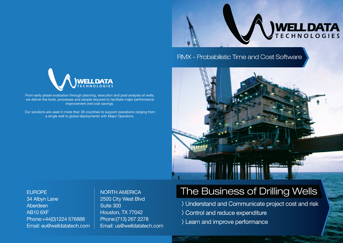 Elegant, Playful, Oil And Gas Brochure Design for Well Data ...